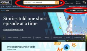 How to read books on Kindle Vella - Sara Watterson, author